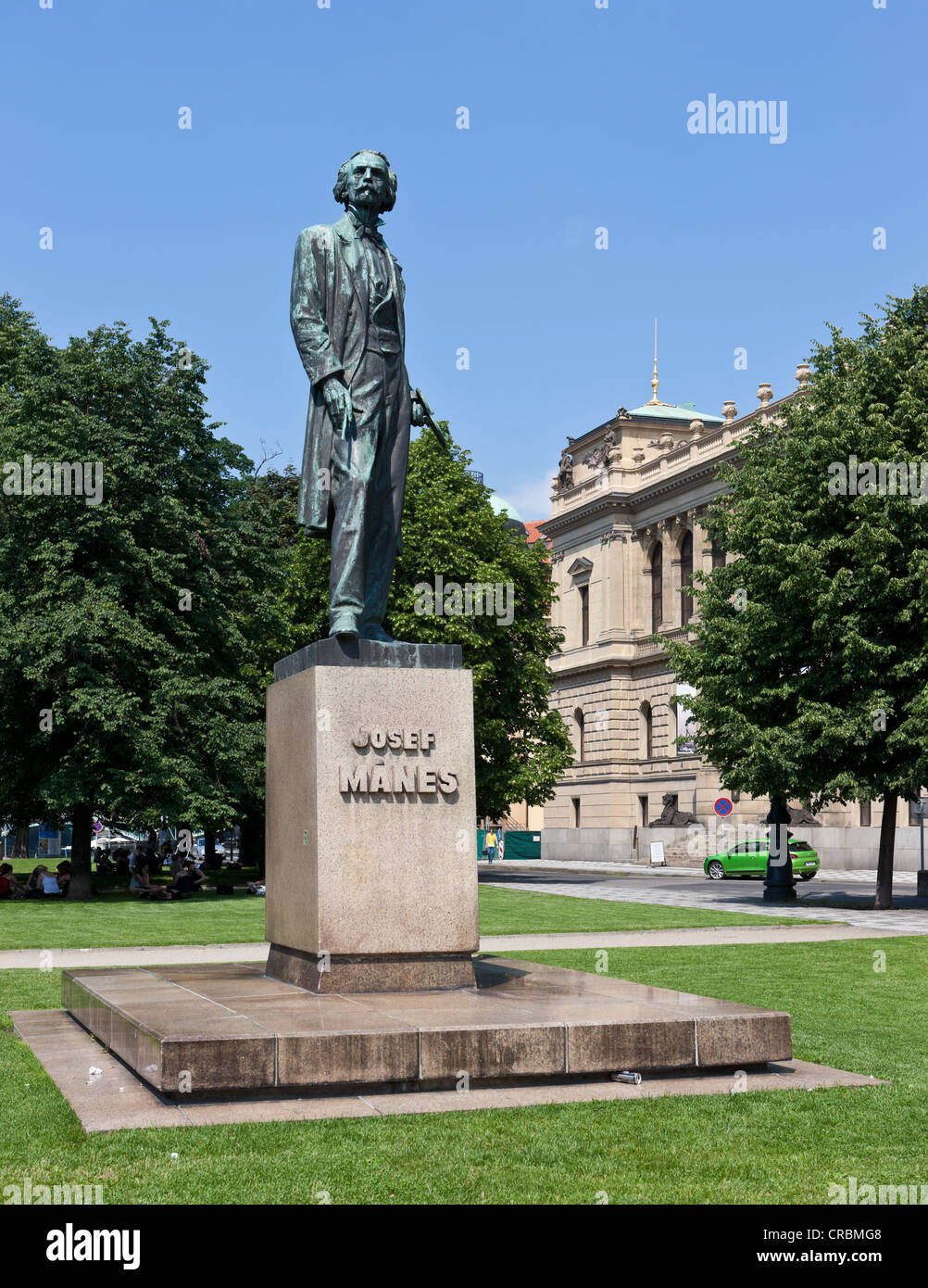 Monument to Josef Manes, Prague, Czech Republic, Europe Stock Photo - Alamy