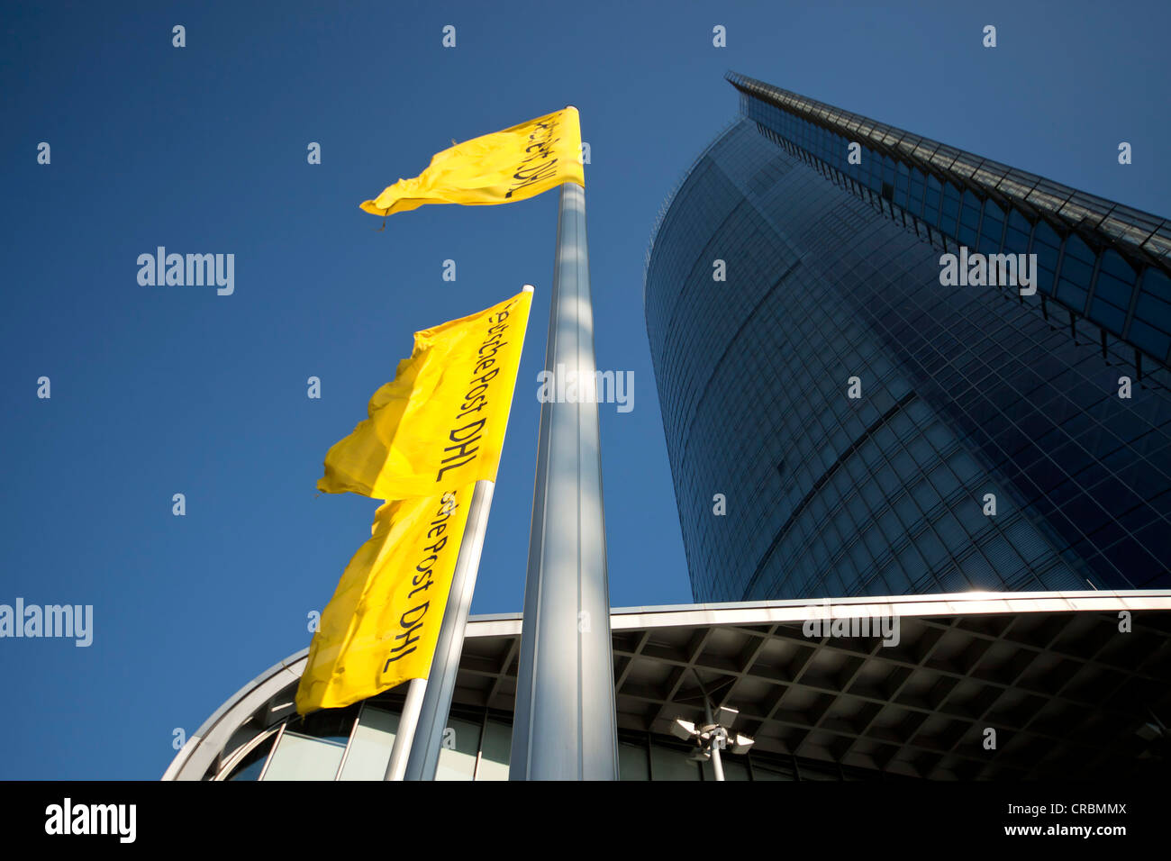 The Post Tower, headquarters of the German logistics company DHL in ...
