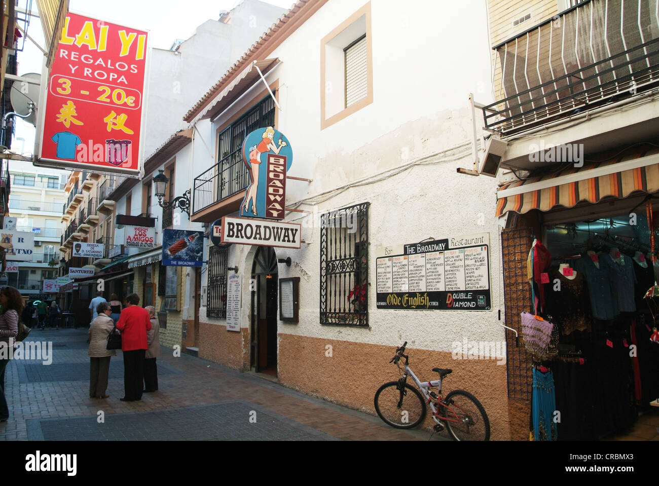 The Old Town in Benidorm Stock Photo - Alamy