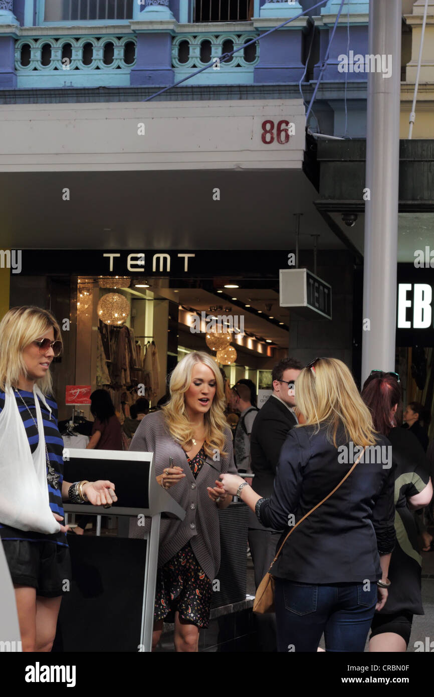 Carrie Underwood Excited with Fan Album's Signing Stock Photo - Alamy