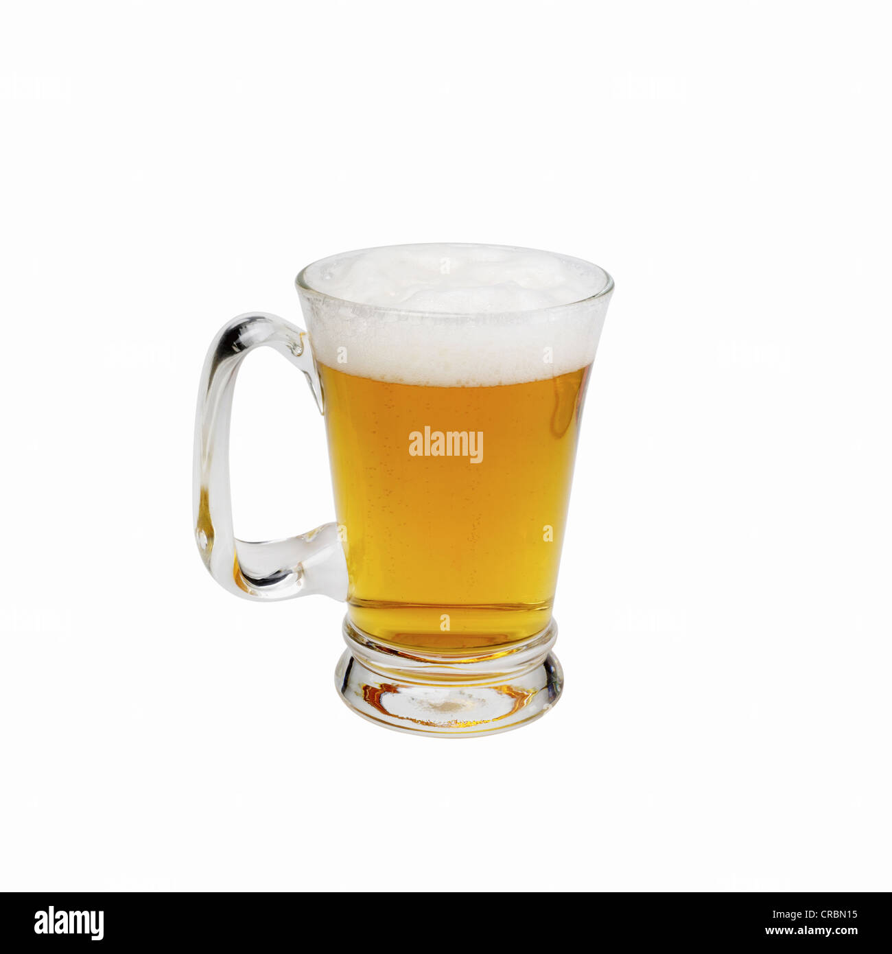 Glass beer foam mug Cut Out Stock Images & Pictures - Alamy