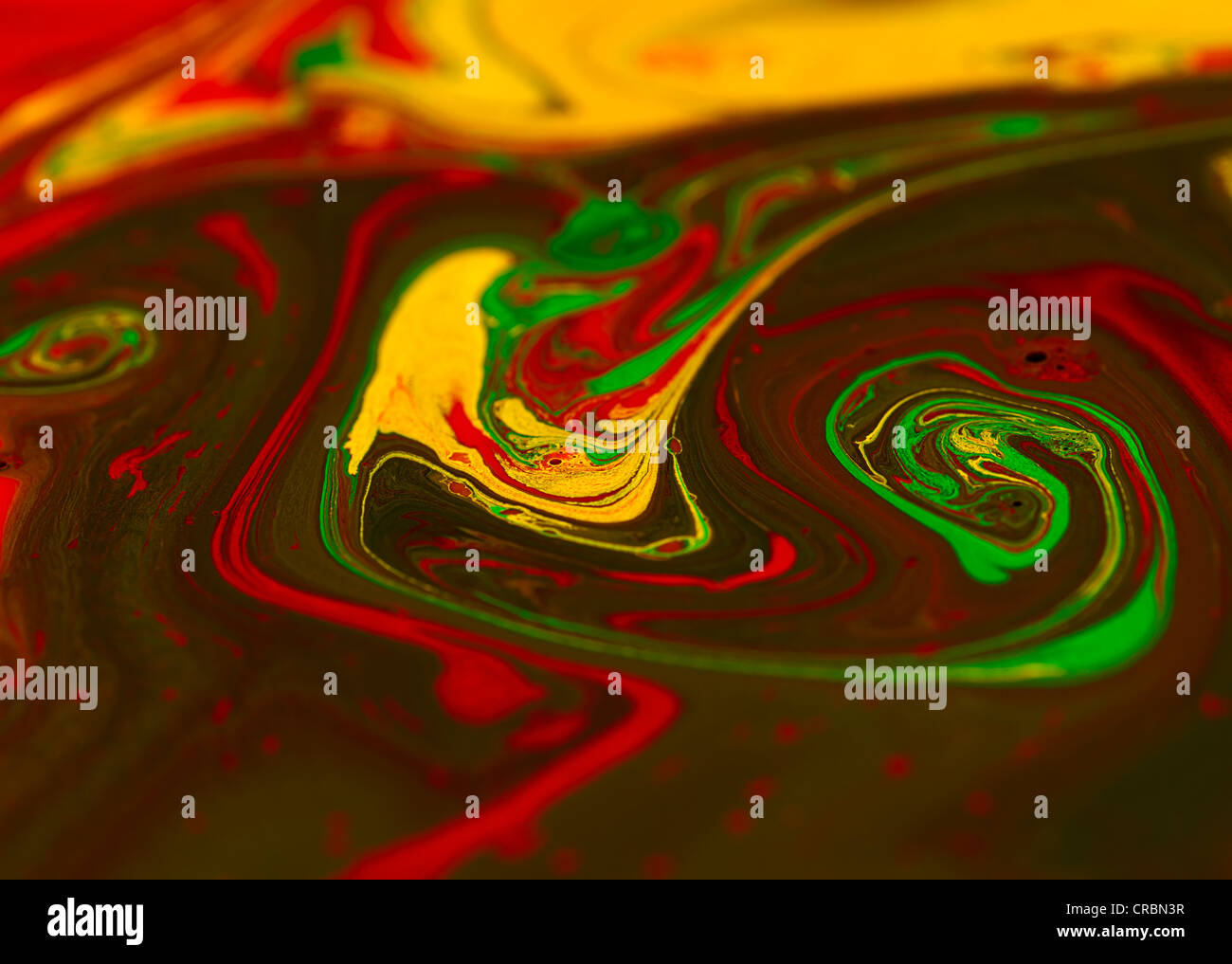 Abstract art with colored pigments fluid Stock Photo - Alamy