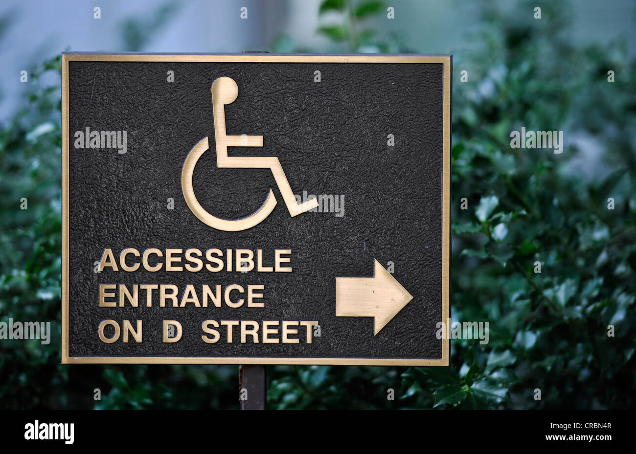 Sign for wheelchair users and people with mobility problems, disabled ...