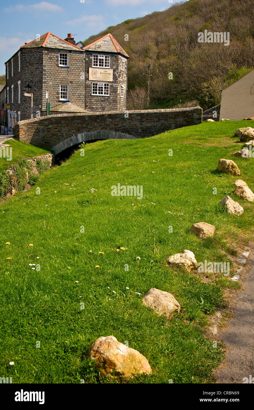 Boscastle Cornwall UK National Trust Stock Photo - Alamy