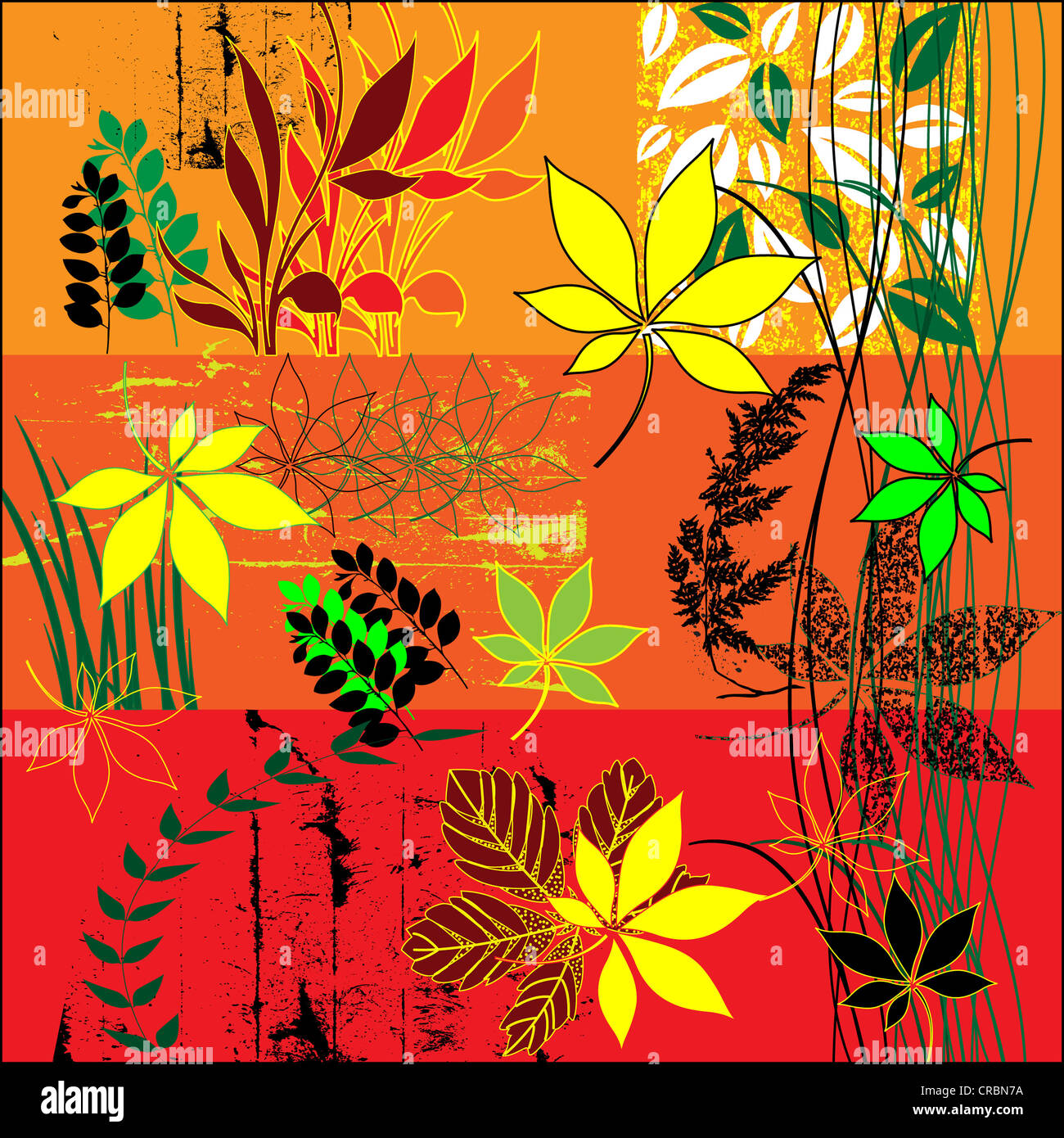 Art leaves autumn background Stock Photo - Alamy