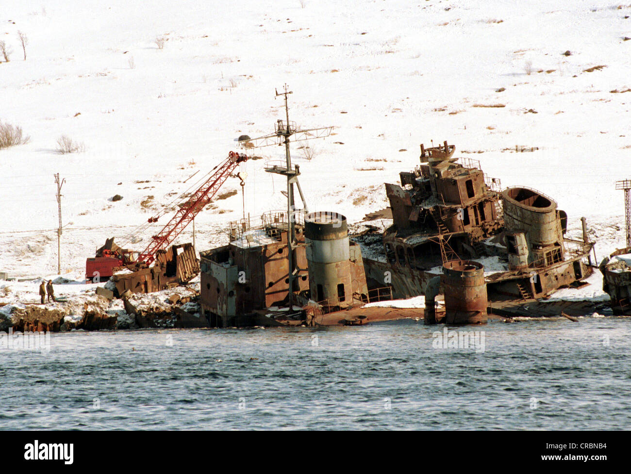 Shipwreck in Murmansk (Kola Peninsula, Russia Stock Photo - Alamy