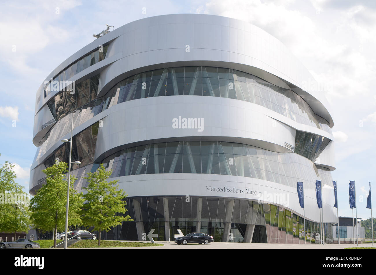Image of the Mercedes Museum in Stuttgart Stock Photo - Alamy