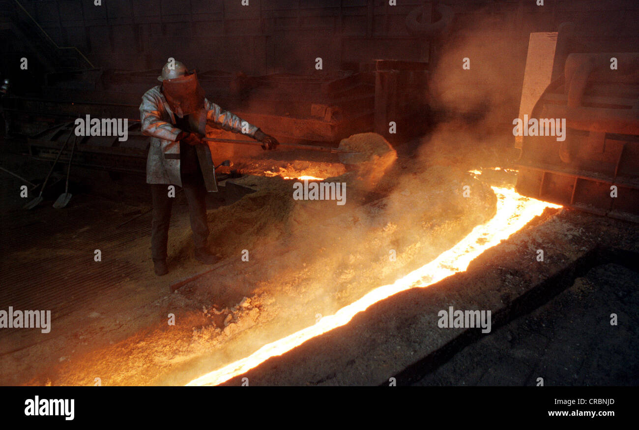 Blast furnace tapping hi-res stock photography and images - Alamy