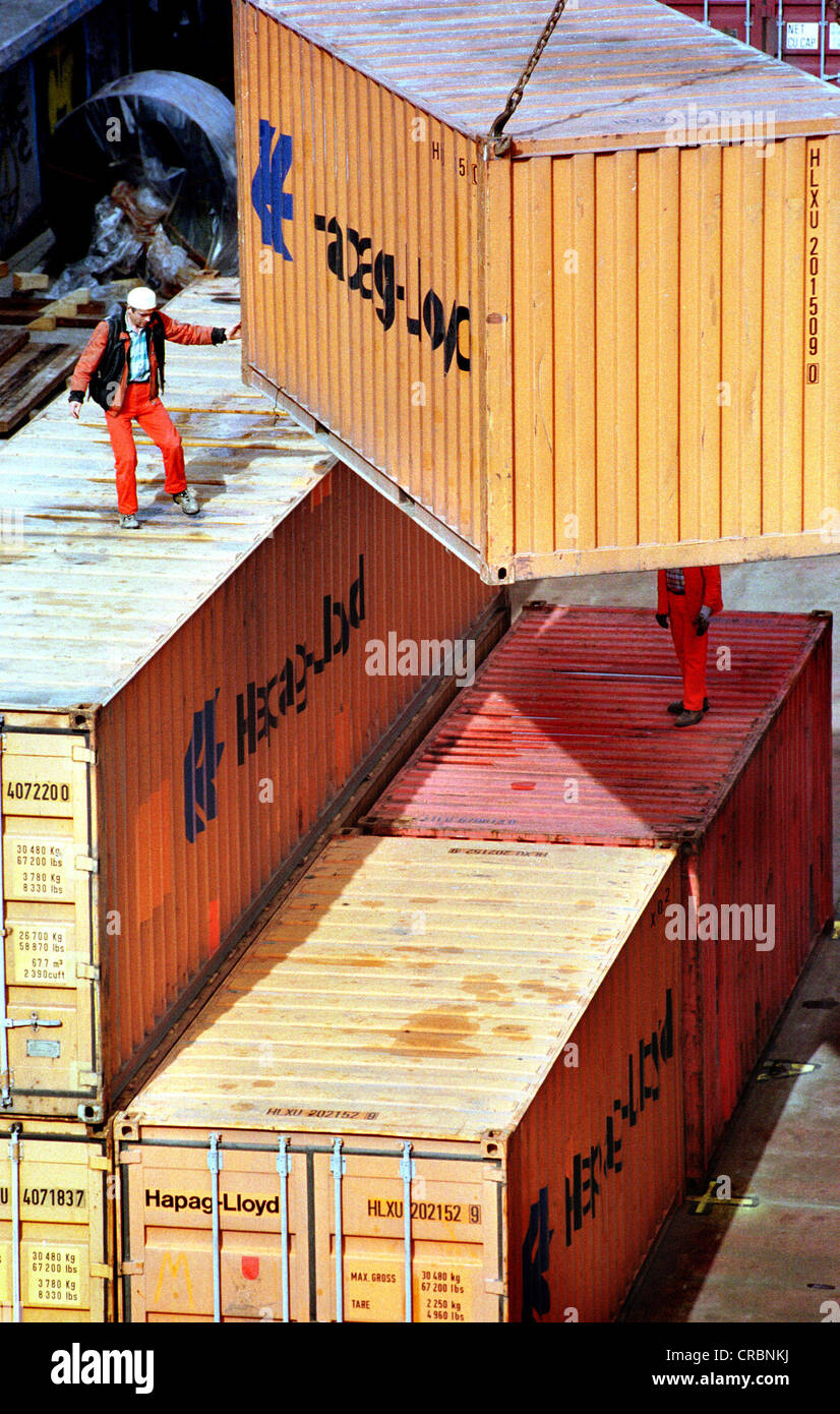 Hapag Lloyd container Stock Photo - Alamy