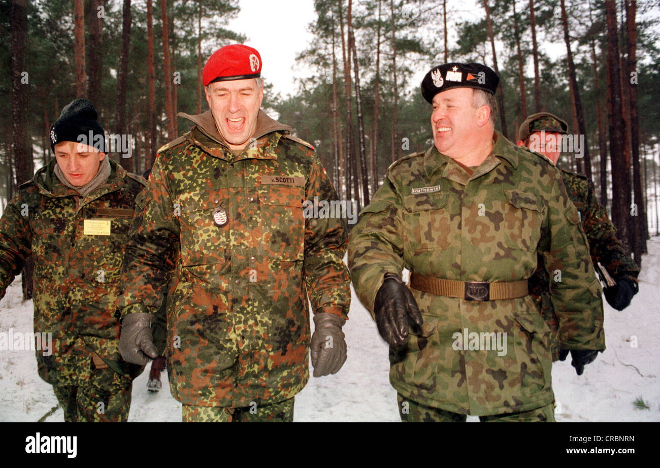 Major General Michael Scotti and Brigadier General Aleksander ...
