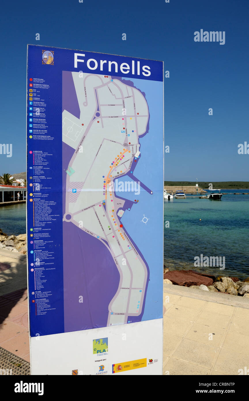 Menorca map hi-res stock photography and images - Alamy