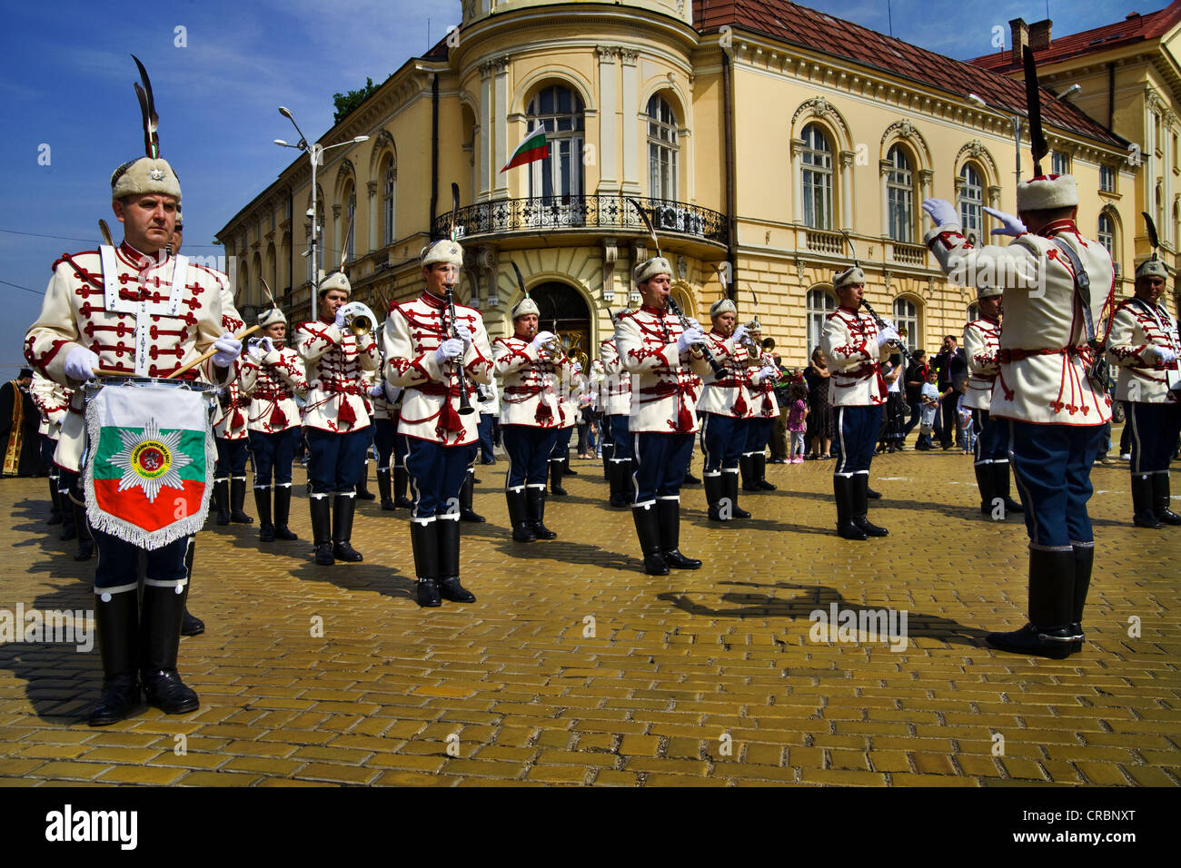 President's Guard Band celebrate Saint George's Day in Sofia, Bulgaria ...