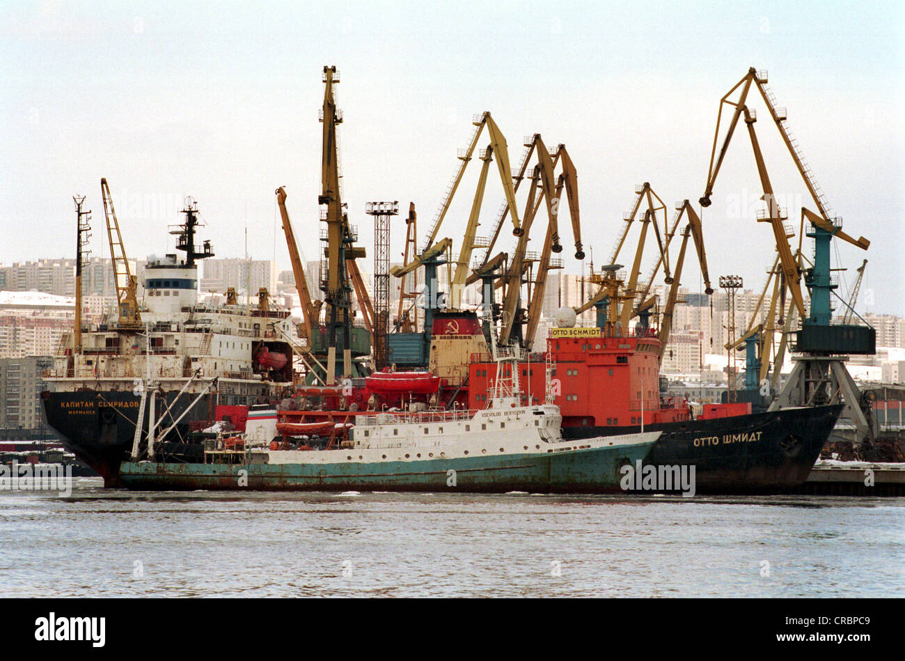 the port of Murmansk (Kola Peninsula, Russia Stock Photo - Alamy