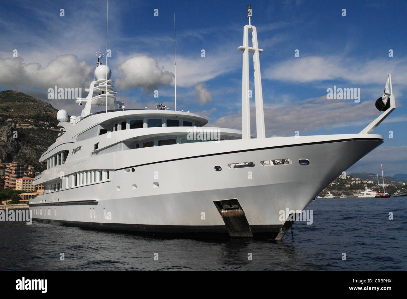 Sea Pearl, cruiser, formerly named Pegasus, built by Oceanco, 60 m, built in 2004, off the coast ...