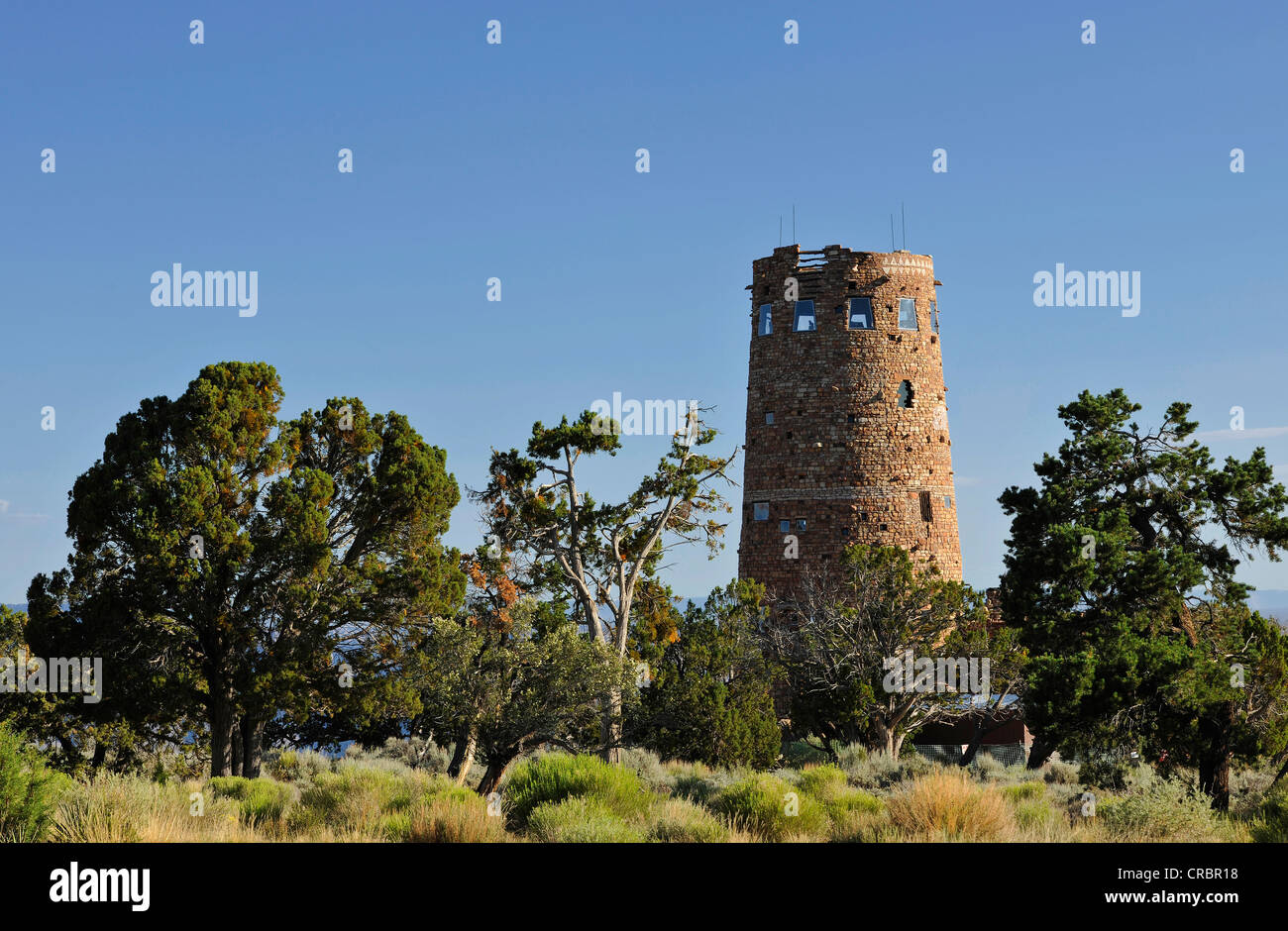 Desert View Watchtower, Grand Canyon National Park, South Rim, Arizona ...