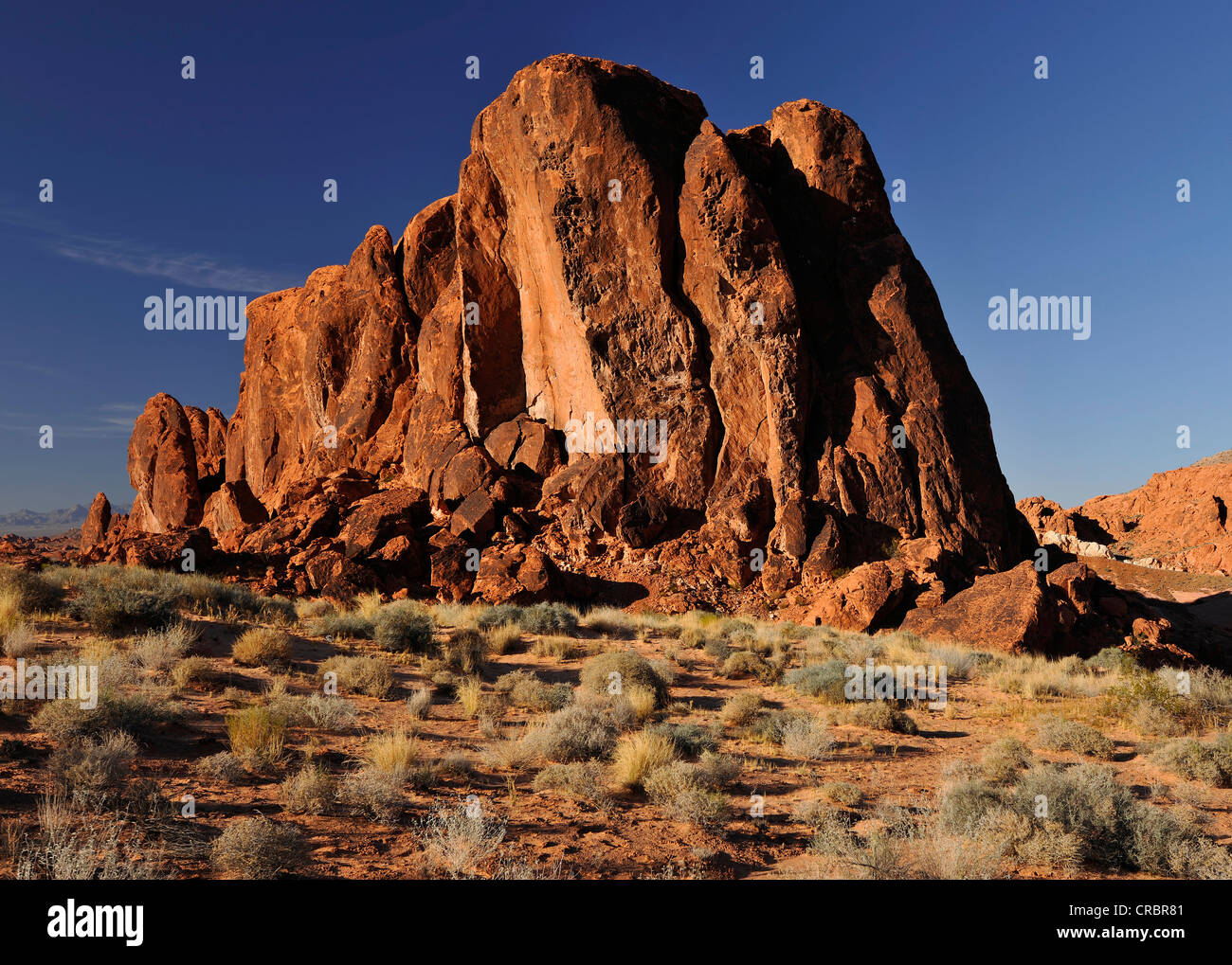 Mammoth rock formation, Valley of Fire State Park, Nevada, United ...