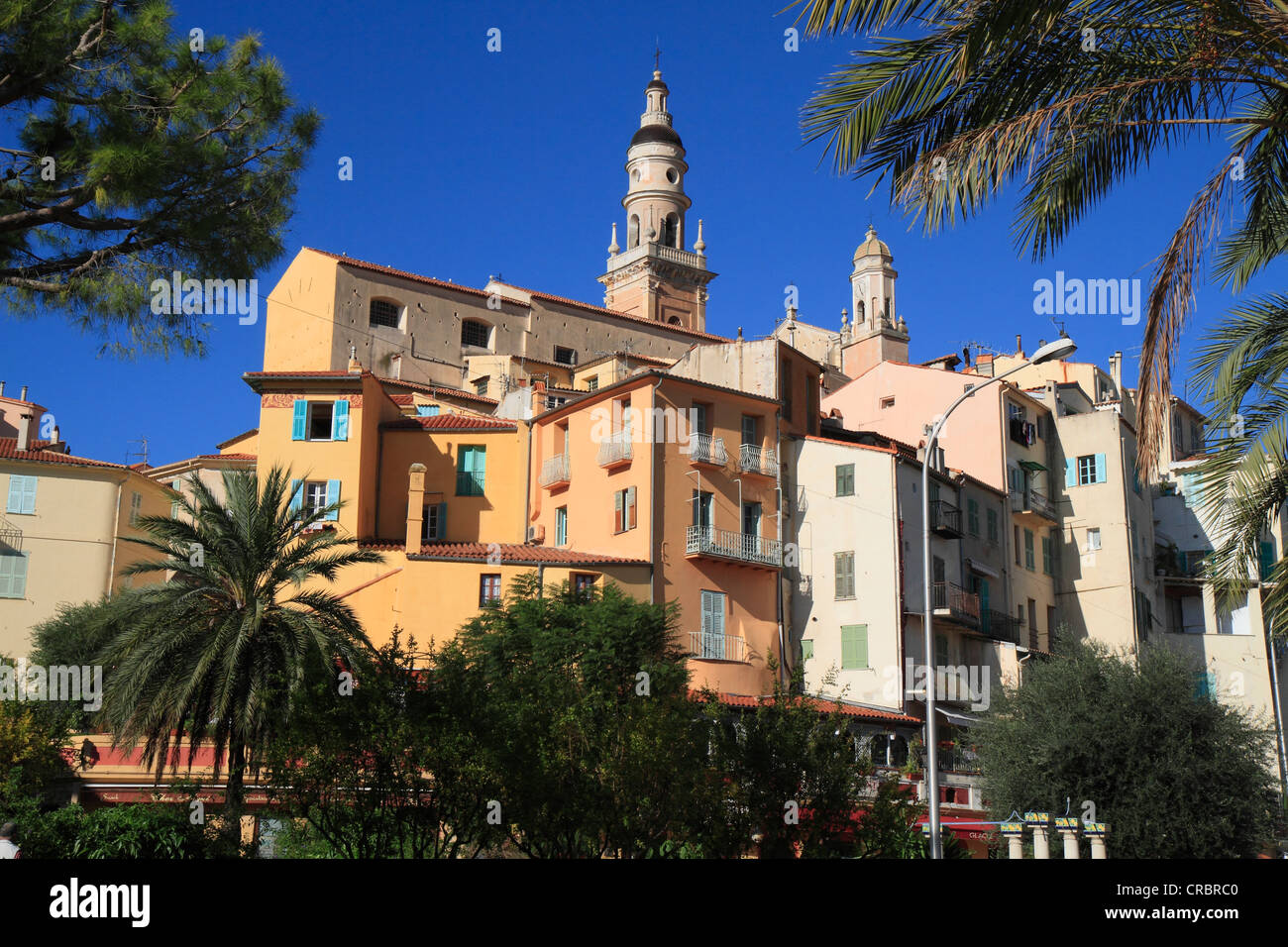 Historic centre and St. Michel church, Menton, Alpes-Maritimes ...