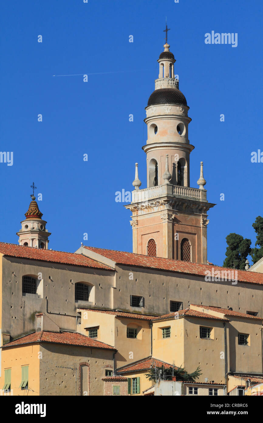 Historic centre and St. Michel church, Menton, Alpes-Maritimes ...