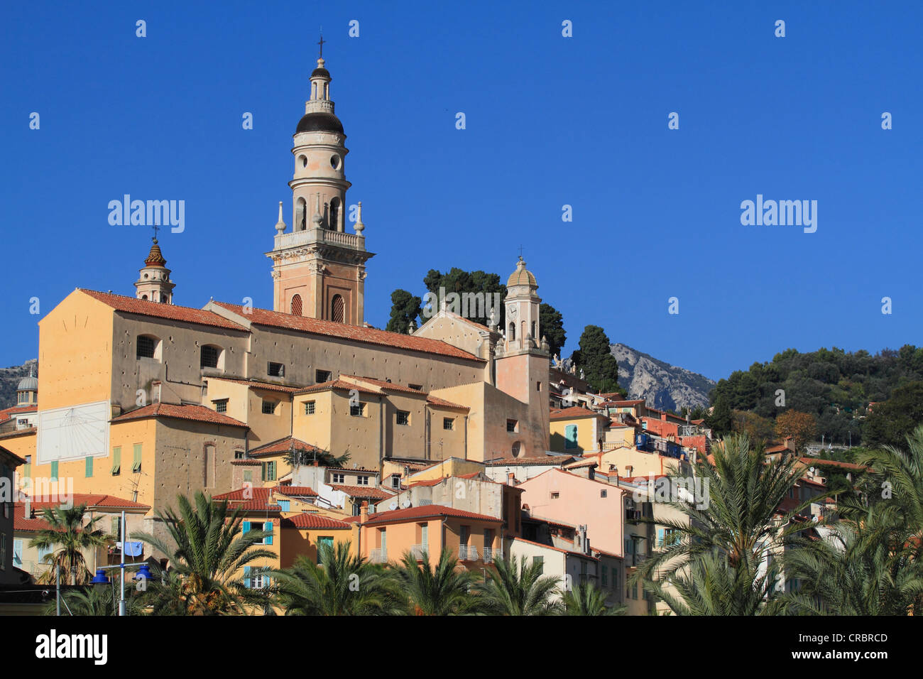 Historic centre and St. Michel church, Menton, Alpes-Maritimes ...