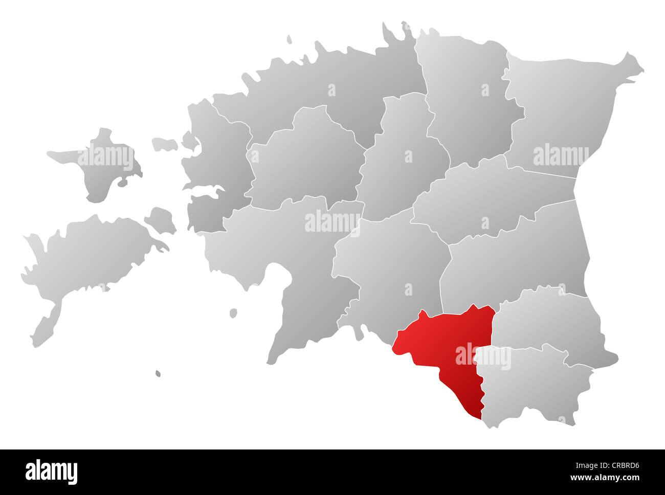 Valga estonia europe map Cut Out Stock Images & Pictures - Alamy