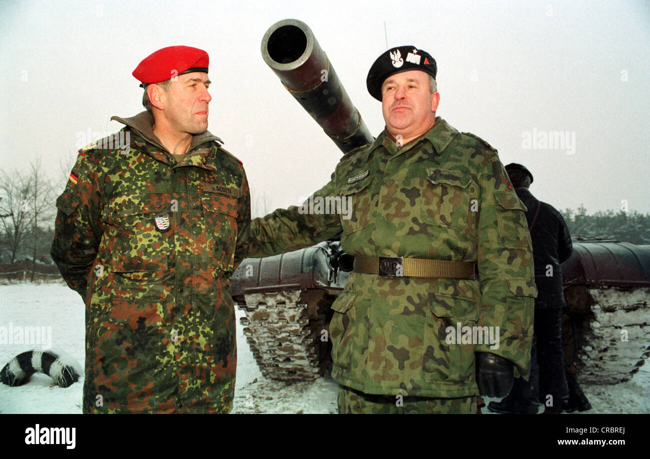 Major General Michael Scotti and Brigadier General Aleksander ...