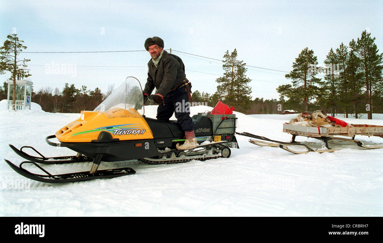 Sami snowmobile hi-res stock photography and images - Alamy