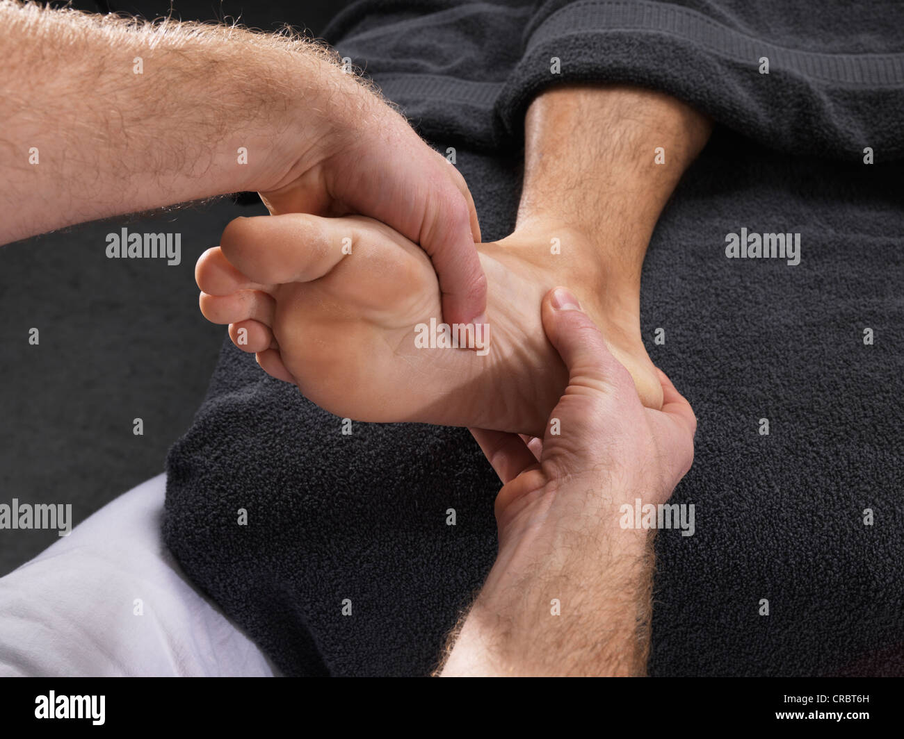 Close up man having foot hi-res stock photography and images - Alamy