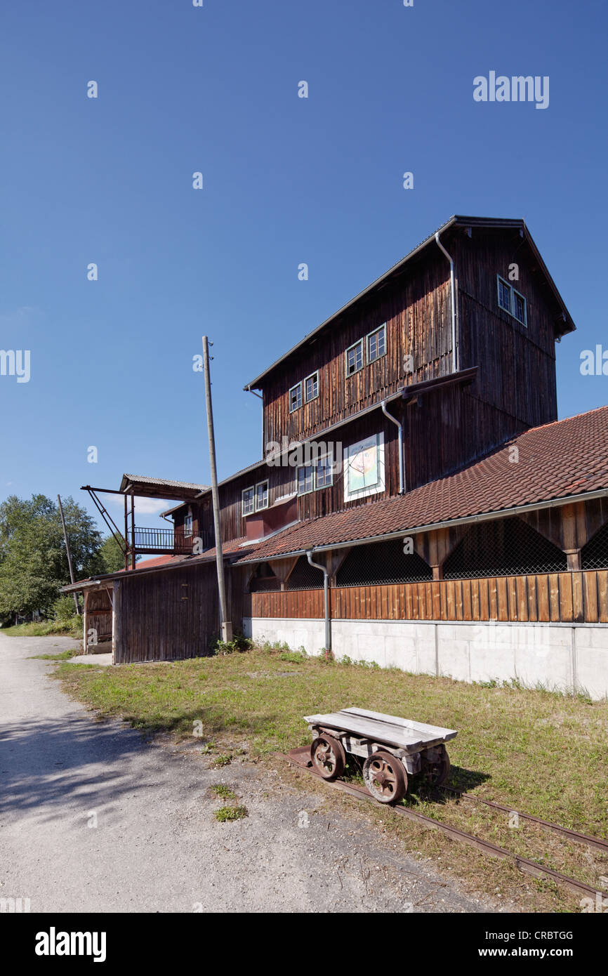Rottauer Torfbahnhof station, Bayerisches Moor- und Torfmuseum bog ...