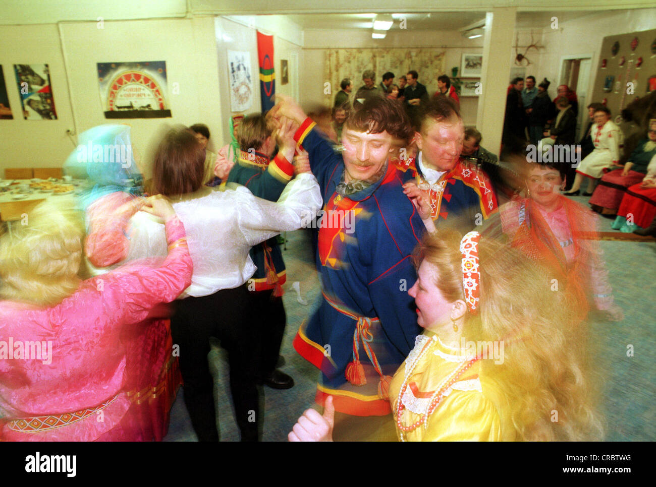 Russian Sámi have a party, Lovozero (Russia Stock Photo - Alamy