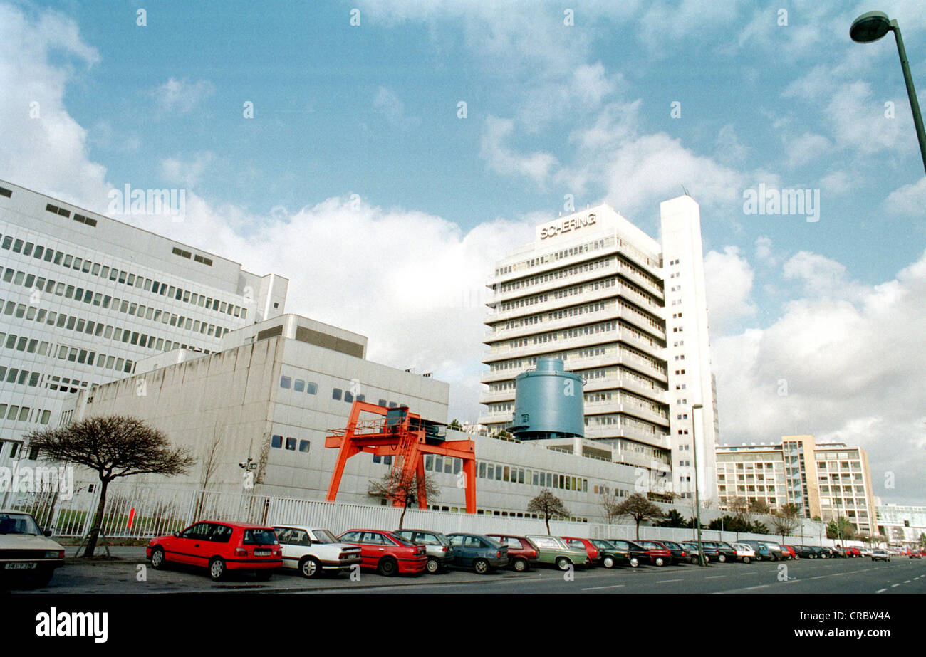 Pharmaceutical manufacturer Schering AG, Berlin, Germany Stock Photo ...