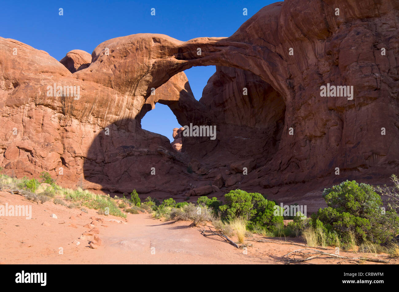 Triple arch arches national park hi-res stock photography and images ...