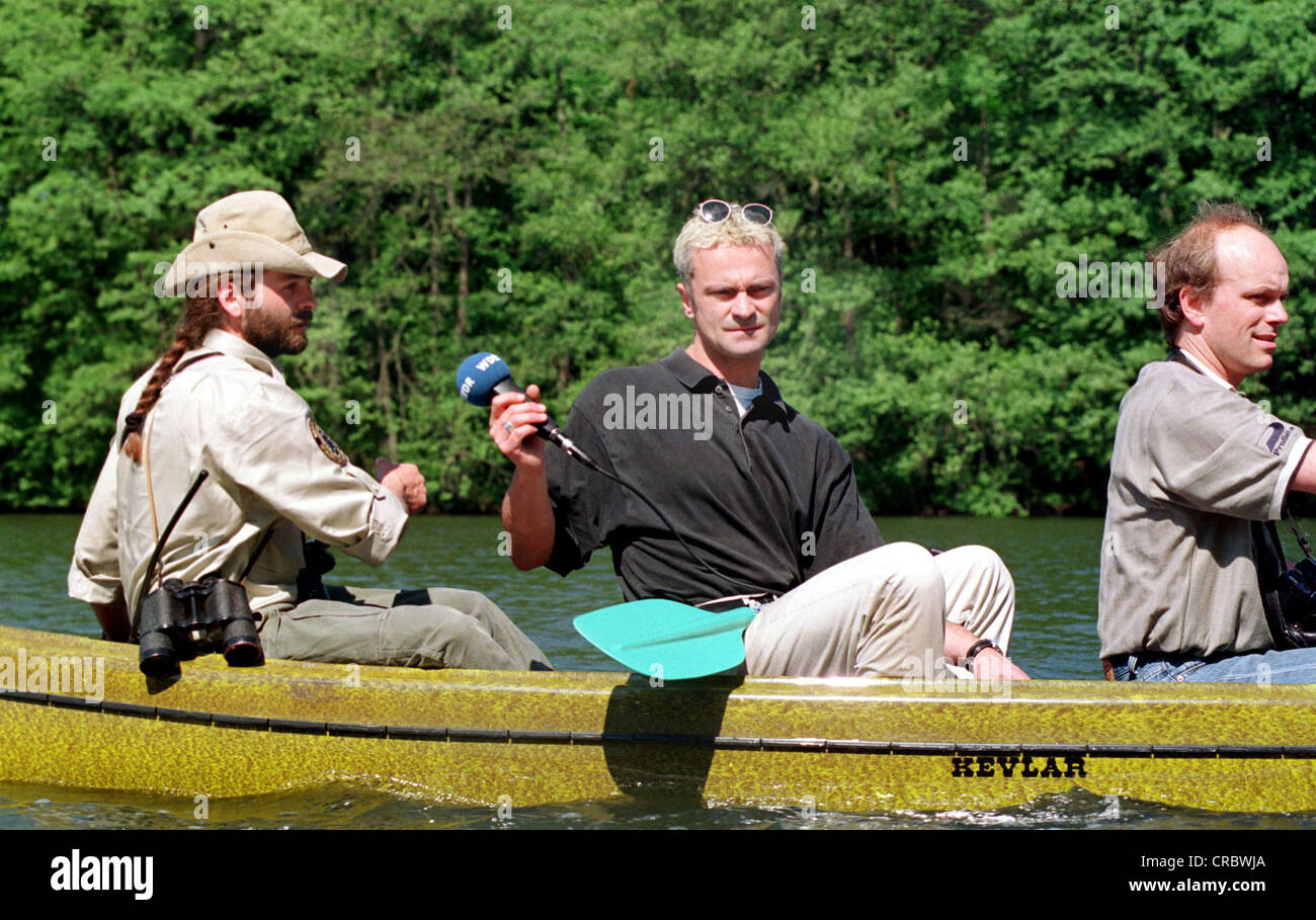 Interview to a radio reporter hi-res stock photography and images - Alamy