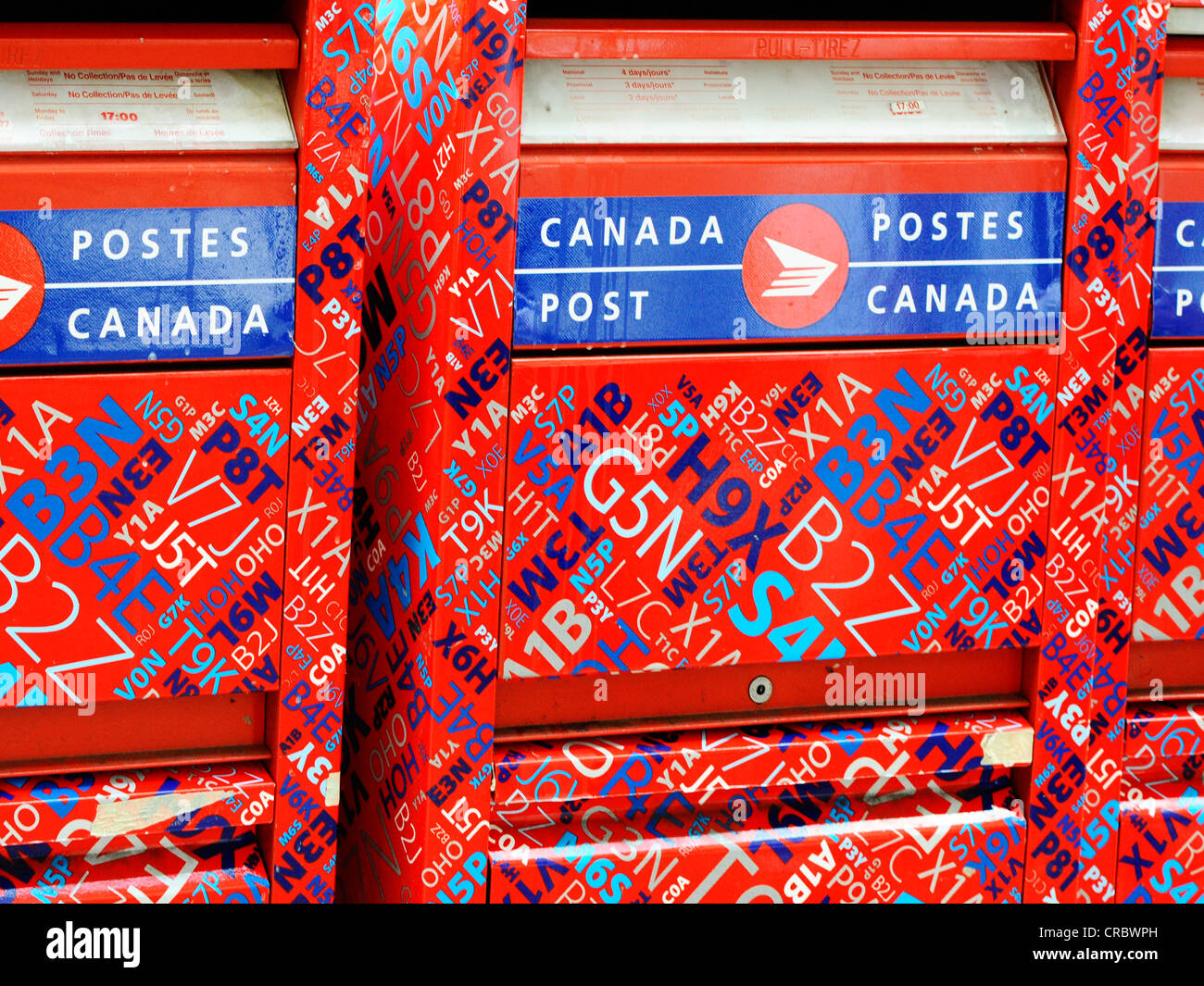 Vancouver post boxes hi-res stock photography and images - Alamy