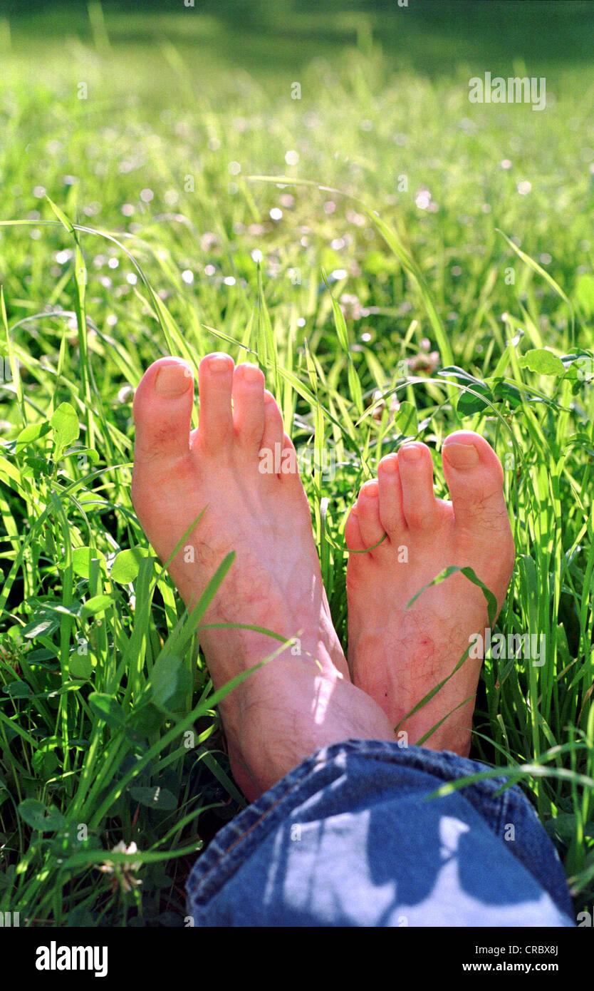 Relaxation in the green Stock Photo - Alamy