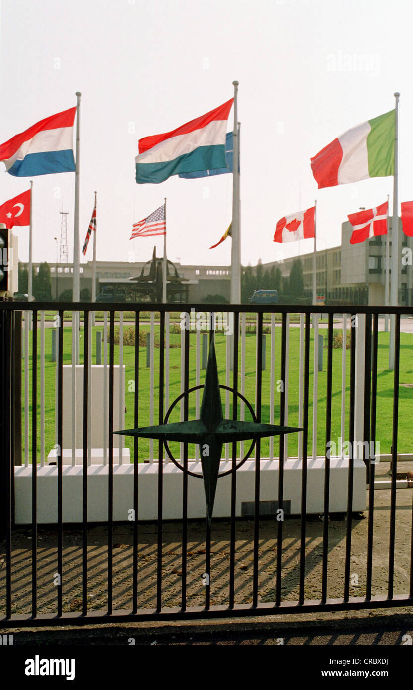 The NATO headquarters are in Brussels, Belgium Stock Photo - Alamy