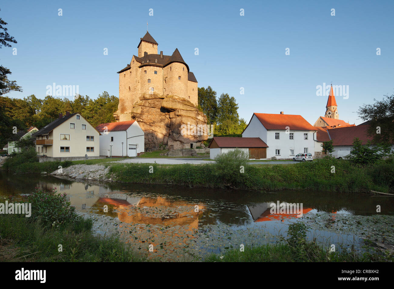 Falkenberg Castle, Waldnaab, Upper Palatinate, Bavaria, Germany, Europe ...