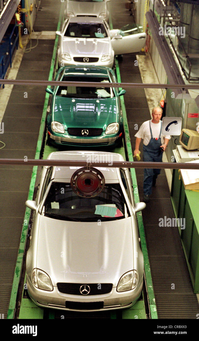 Production of the Mercedes SLK, DaimlerChrysler AG, Bremen, Germany ...