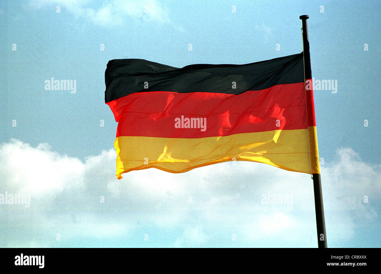 The German flag Stock Photo - Alamy