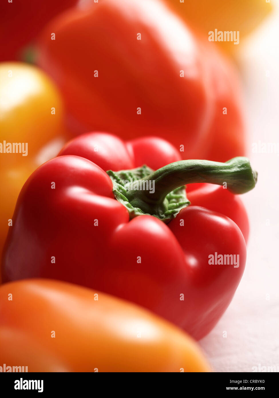 range of different coloured peppers Stock Photo - Alamy