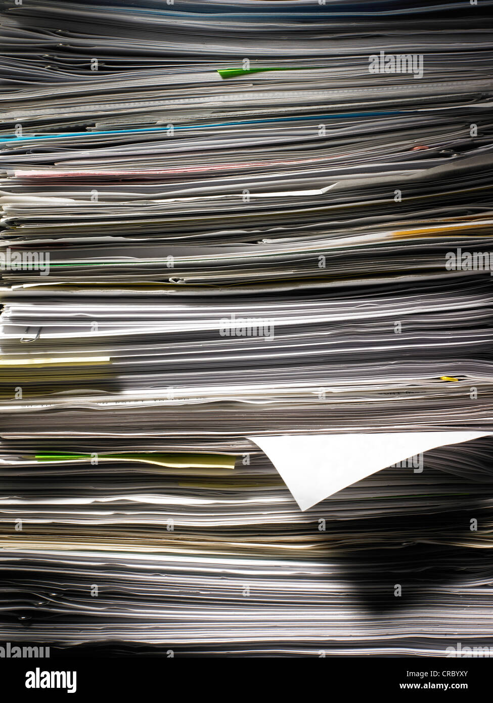 stack of paper documents Stock Photo - Alamy