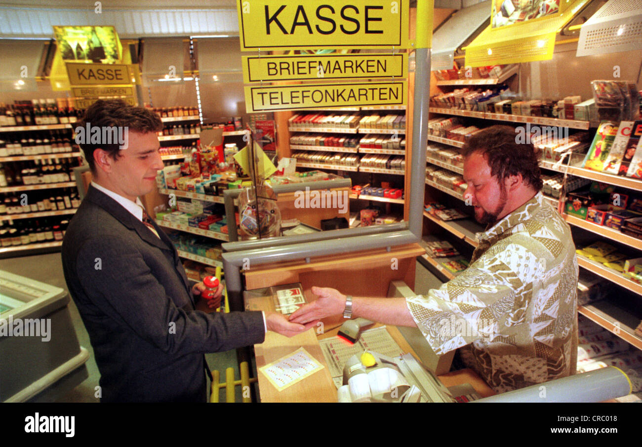 Postal Plus Store, Berlin, Germany Stock Photo - Alamy