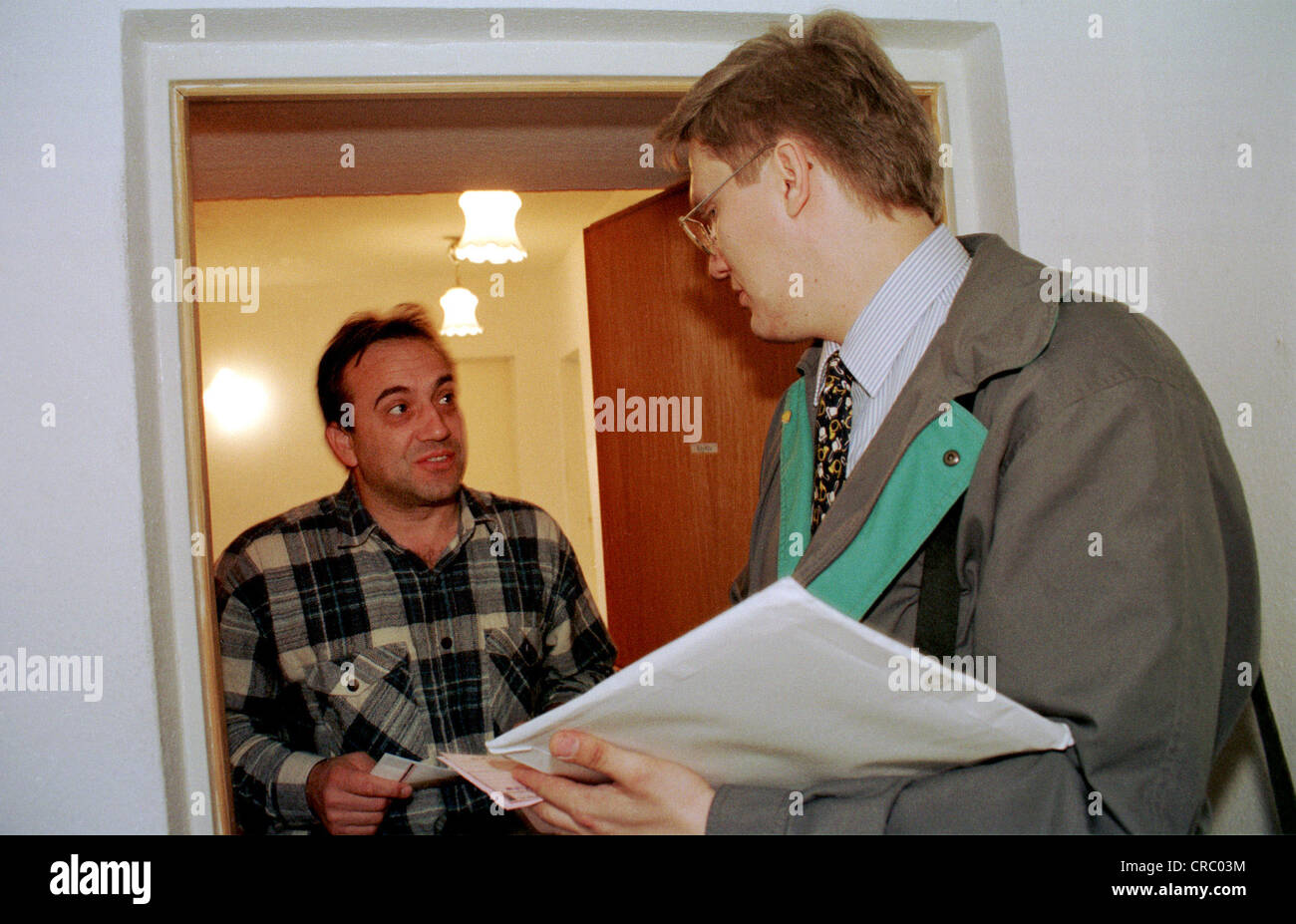 A postman at work, Berlin, Germany Stock Photo - Alamy