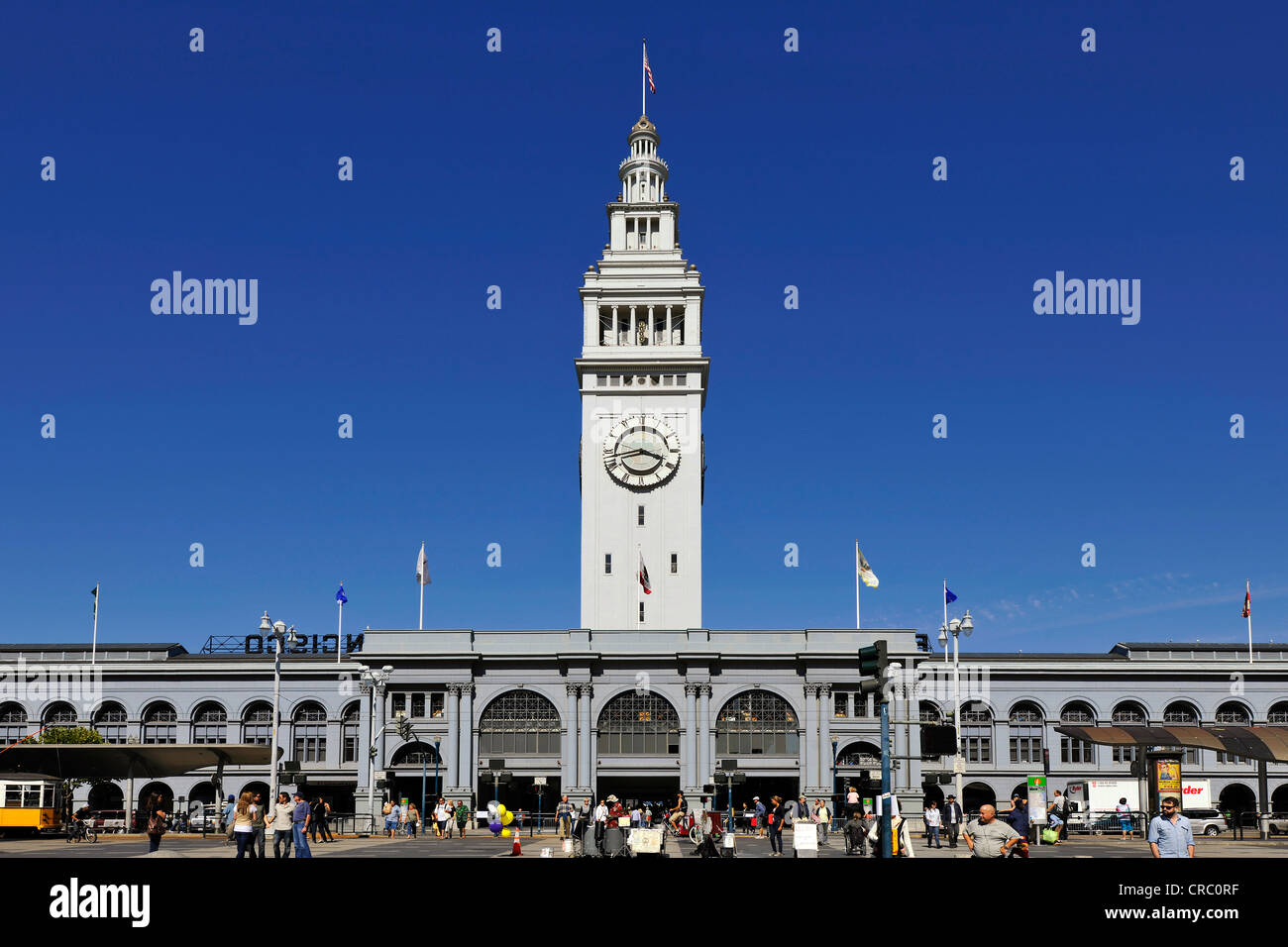 Ferry Building, Ferry Plaza, ferry terminal, The Embarcadero, San ...