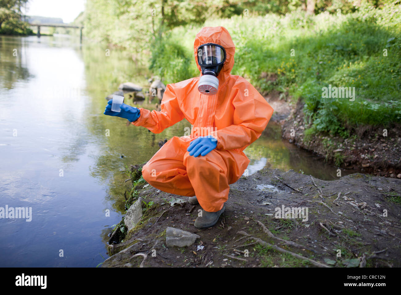 Expert analysis of radioactive water Stock Photo - Alamy