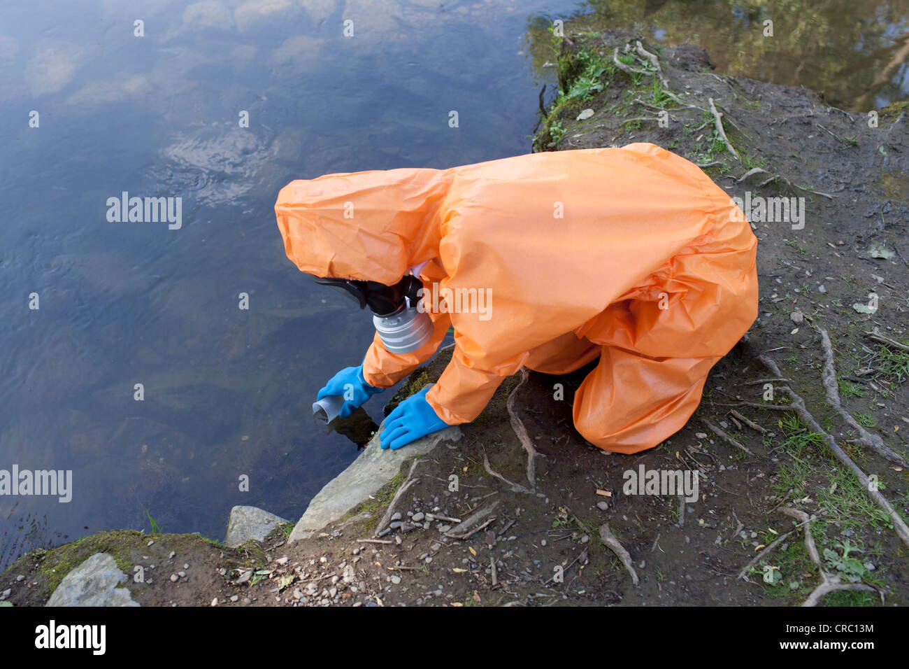 Expert analysis of radioactive water Stock Photo - Alamy