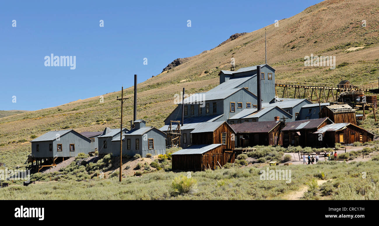 Standard Stamp Mill, mine and mine buildings, mine, ghost town of Bodie ...