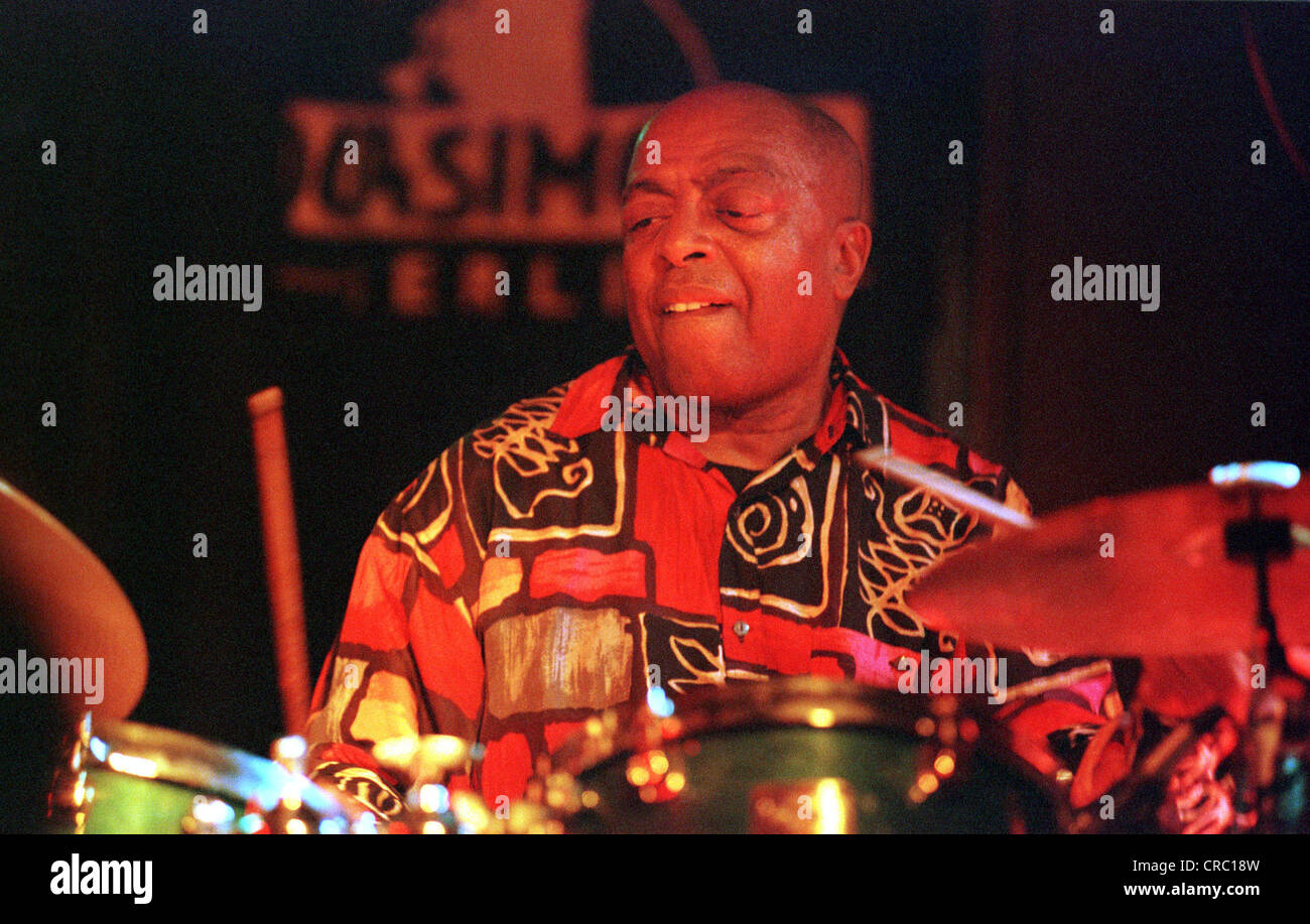 Jazz drummer Roy Haynes in Berlin Jazz Club Quasimodo, Germany Stock ...