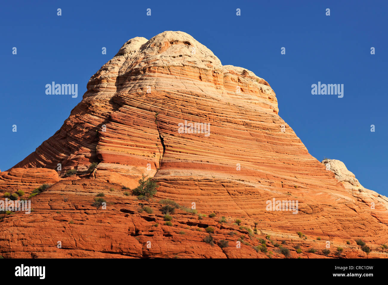Coyote Buttes rock formation, on the way to The Wave sandstone rock ...