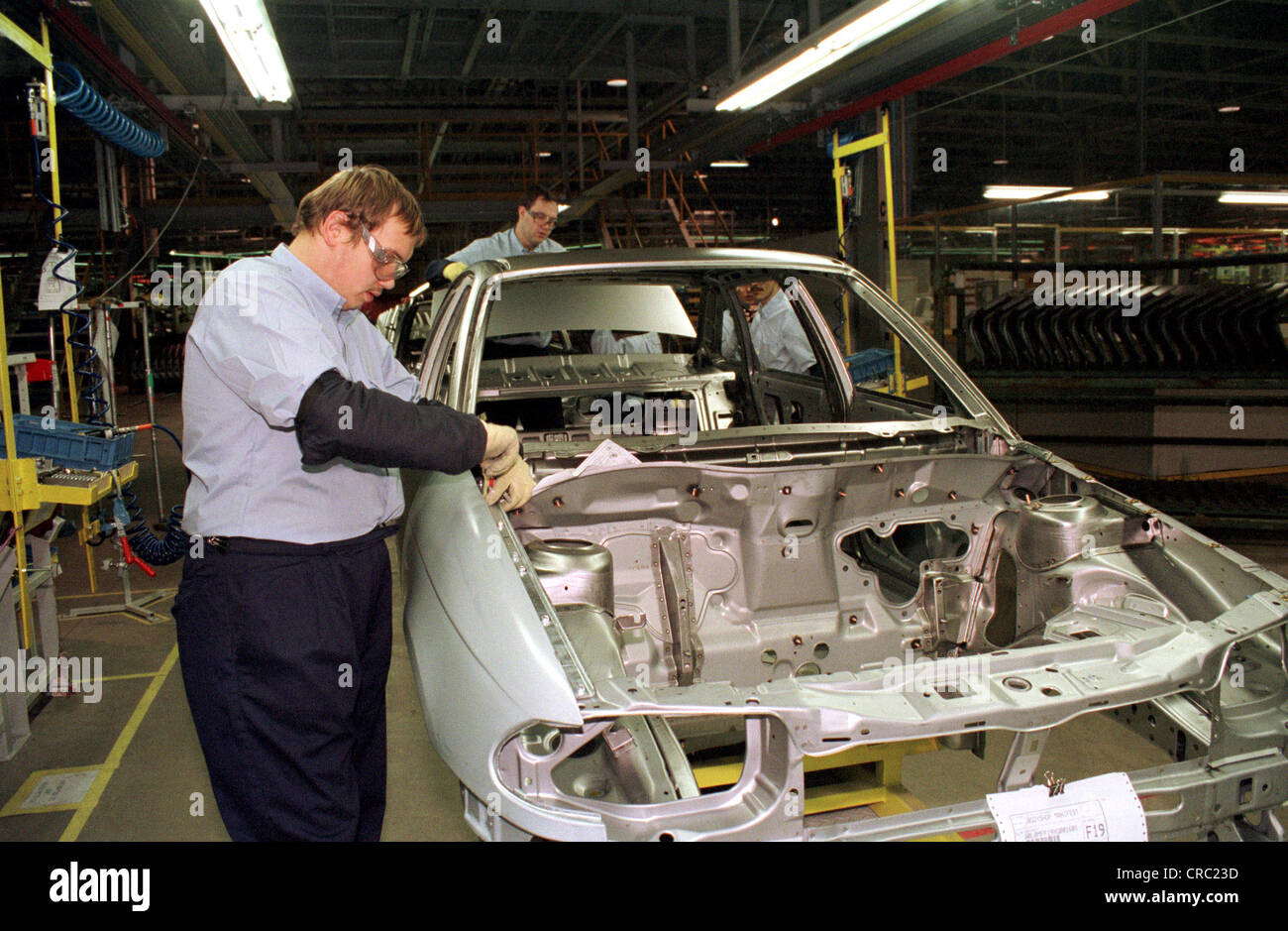 Production of the Opel Astra Classic Polska SA in Gliwice, Poland Stock ...