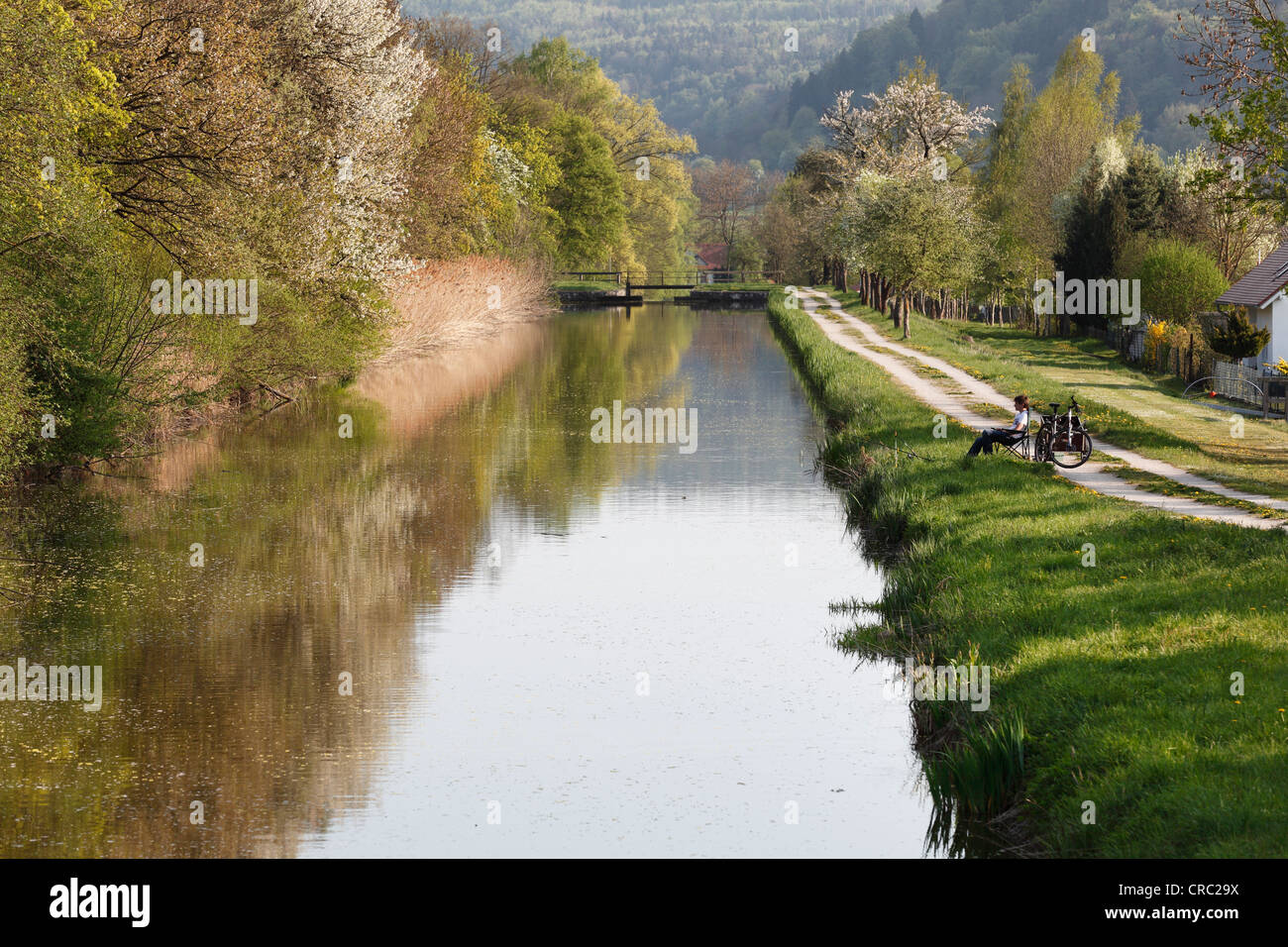 Ludwig-Donau-Main-Kanal or Ludwig Canal, Berching, Upper Palatinate ...